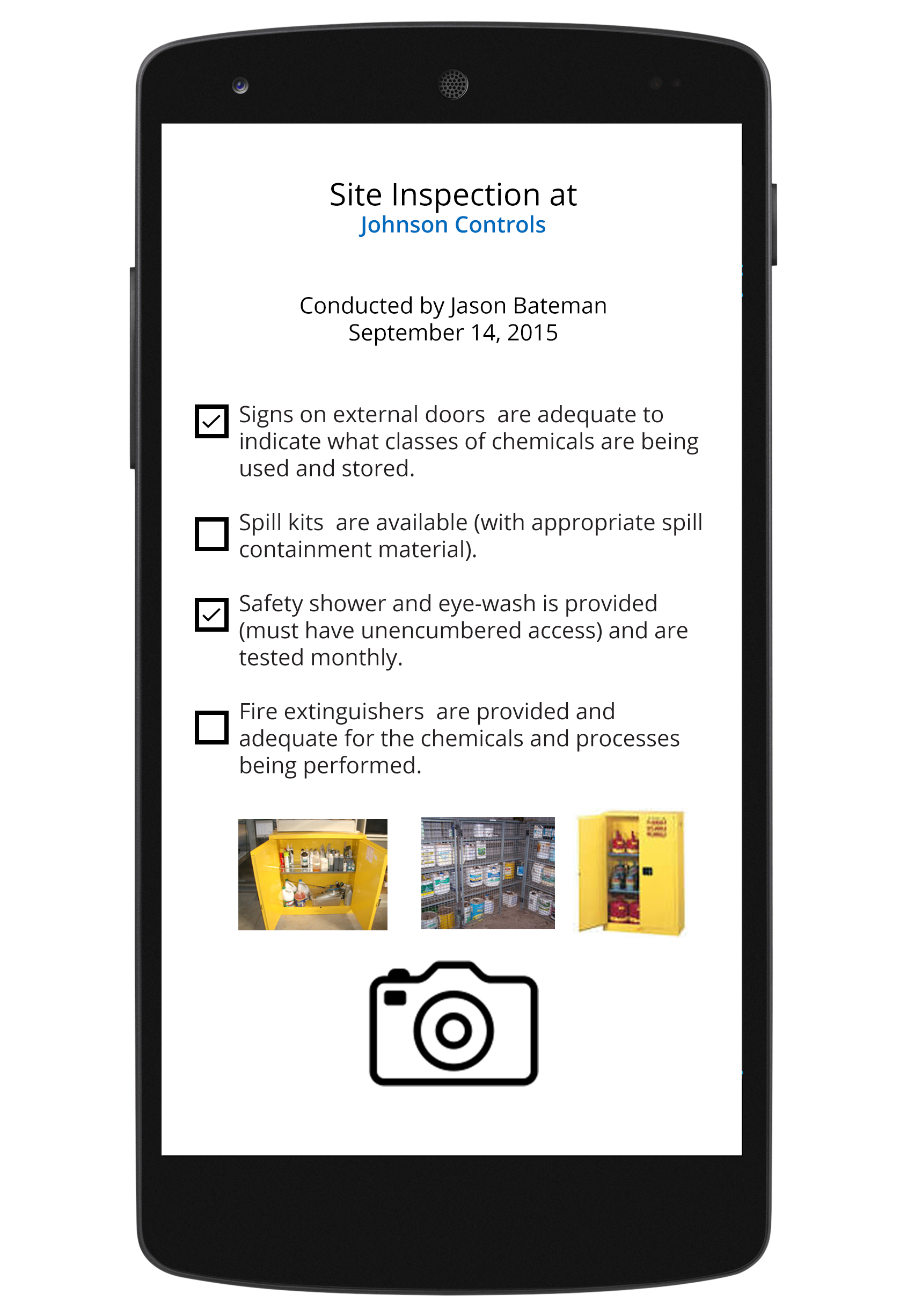 Hazmat Inspection Forms - Seamless Inspections - Hazconnect